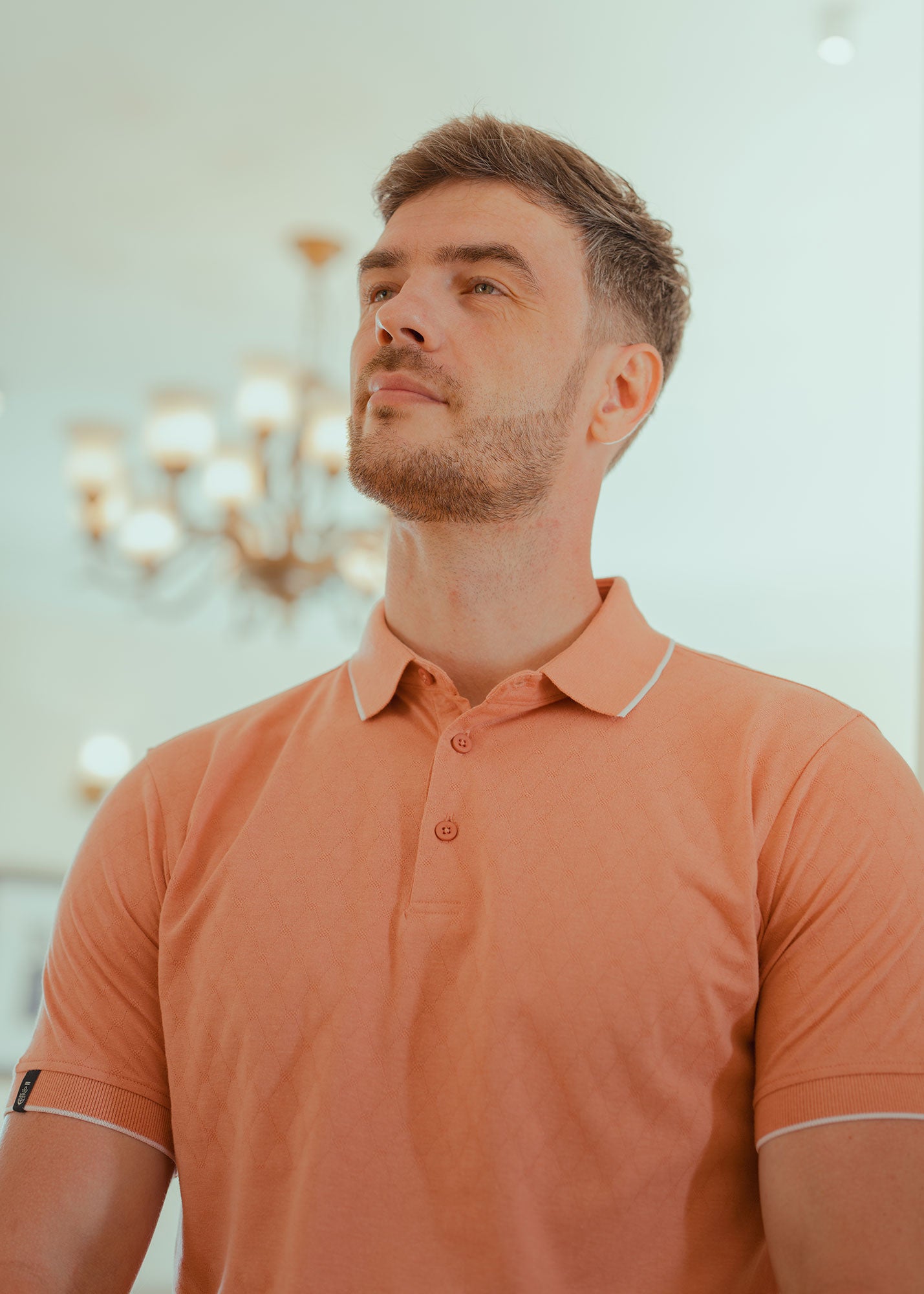 LCY | AW TEXTURED TIPPING COLLAR POLO