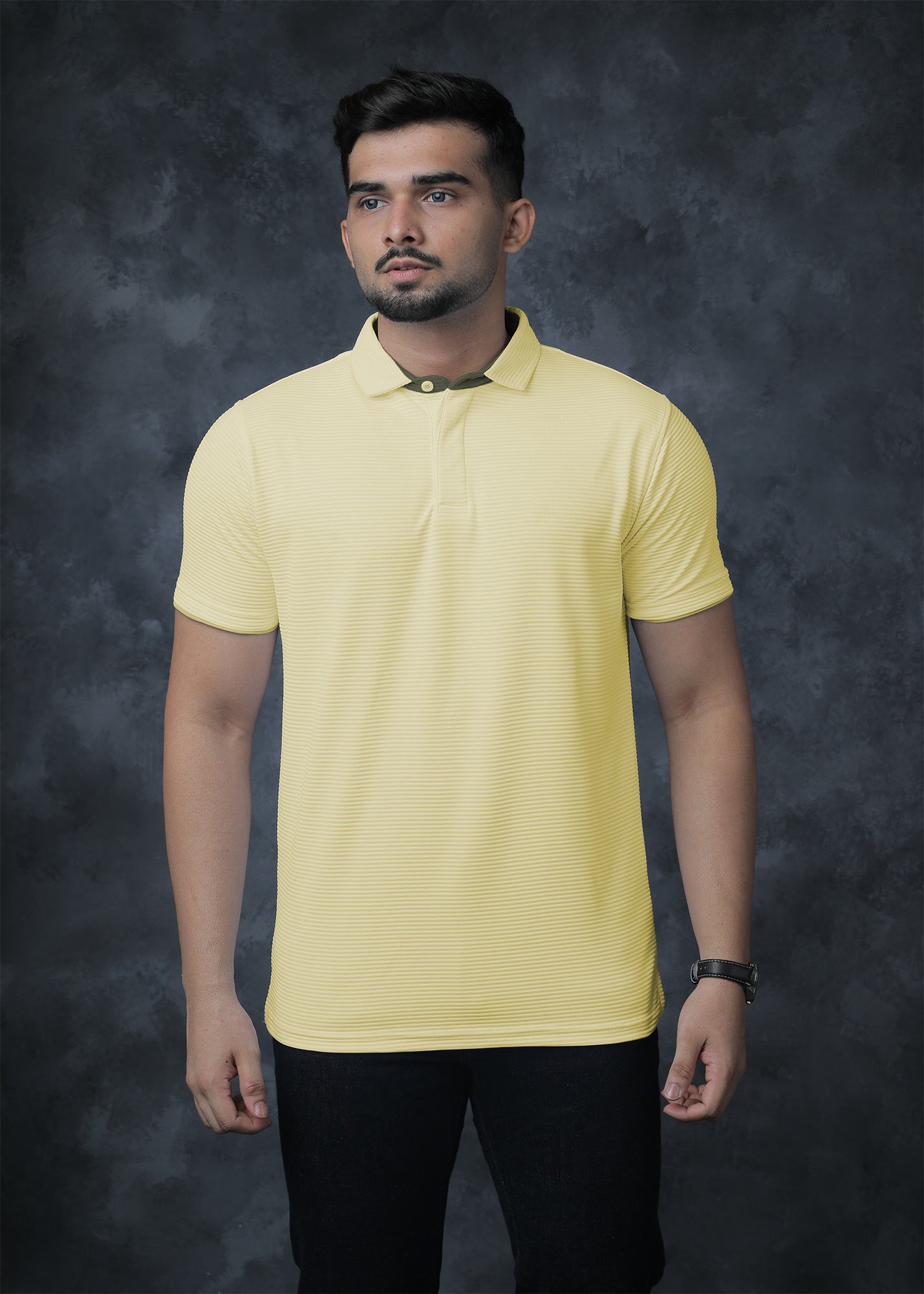 LCY | SATIN STRIPED POLO